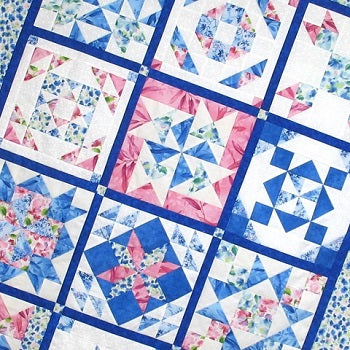 12 Block Sampler Quilt Tutorial - A Step-by-Step Guide – fabric-406