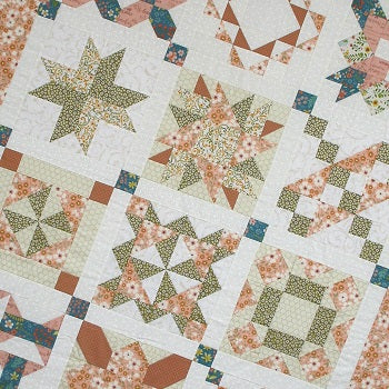 How to Sew this Sampler Quilt using 12 Traditional Blocks – fabric-406
